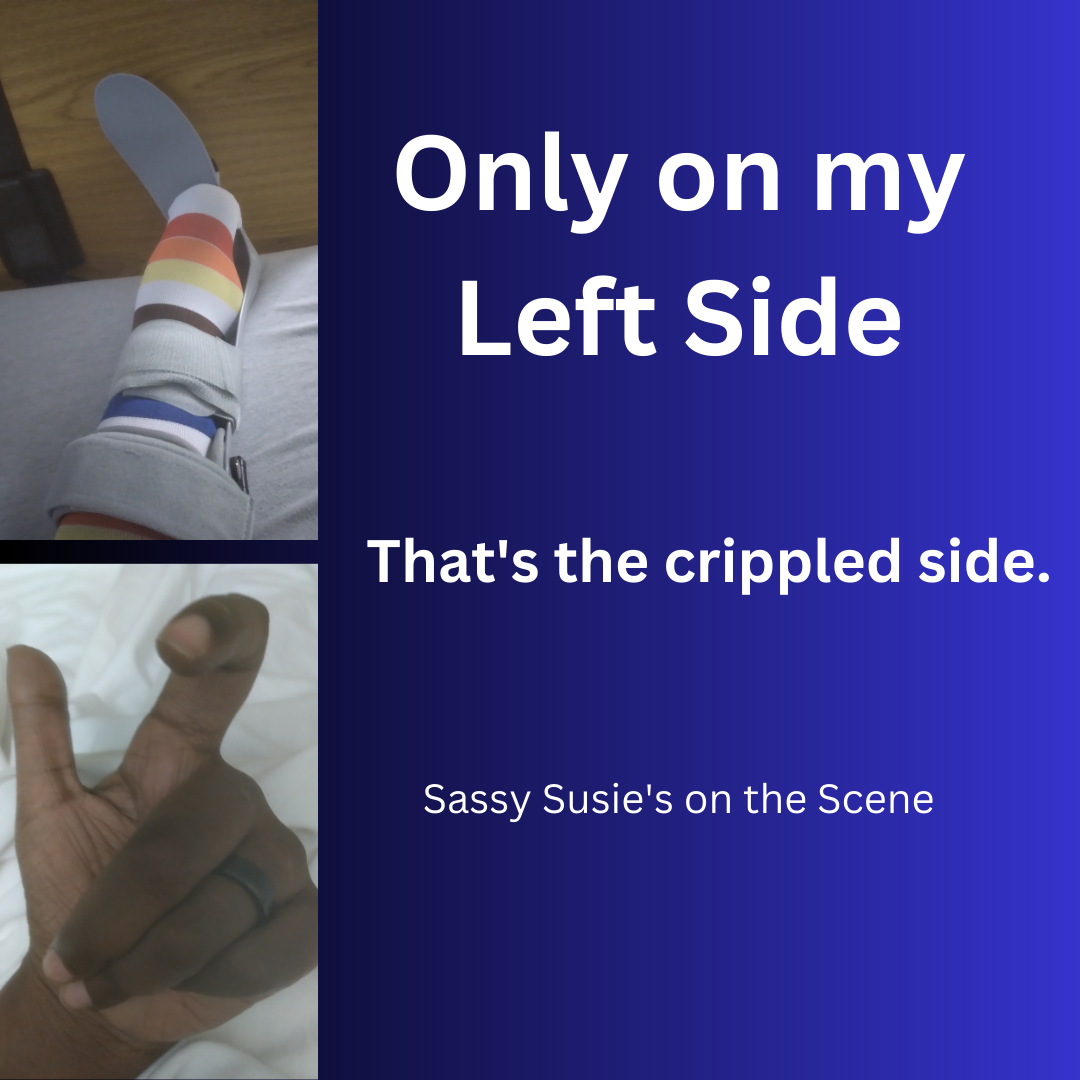 Only on my Left Side. A poem about making light of disability | by ...