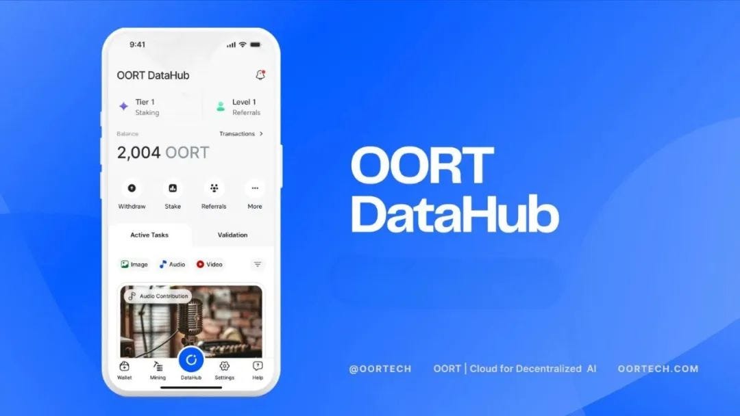 DeAI潜力股OORT：打破AI发展瓶颈，激发人人贡献数据的热情. OORT 推出 OORT… | by 报告财经 | Jan, 2025 | Medium