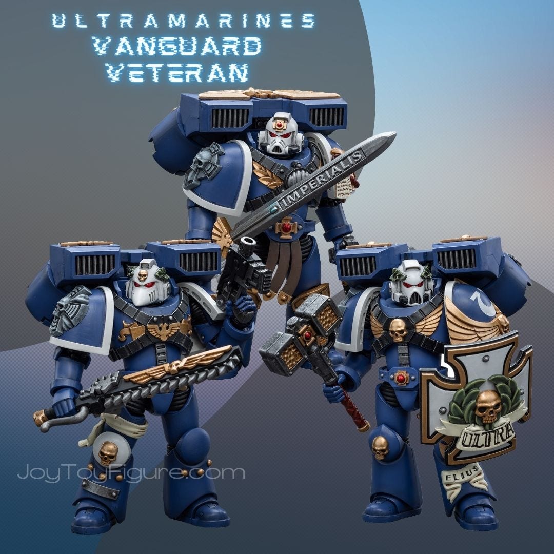 [Pre-Order] JoyToy Action Figure Warhammer 40K Ultramarines Vanguard ...