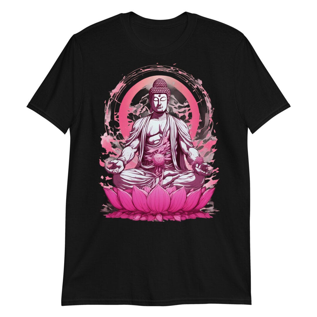 Prayer for Calmness Unisex T-Shirt - Shiba Inu of Wall Street - Medium