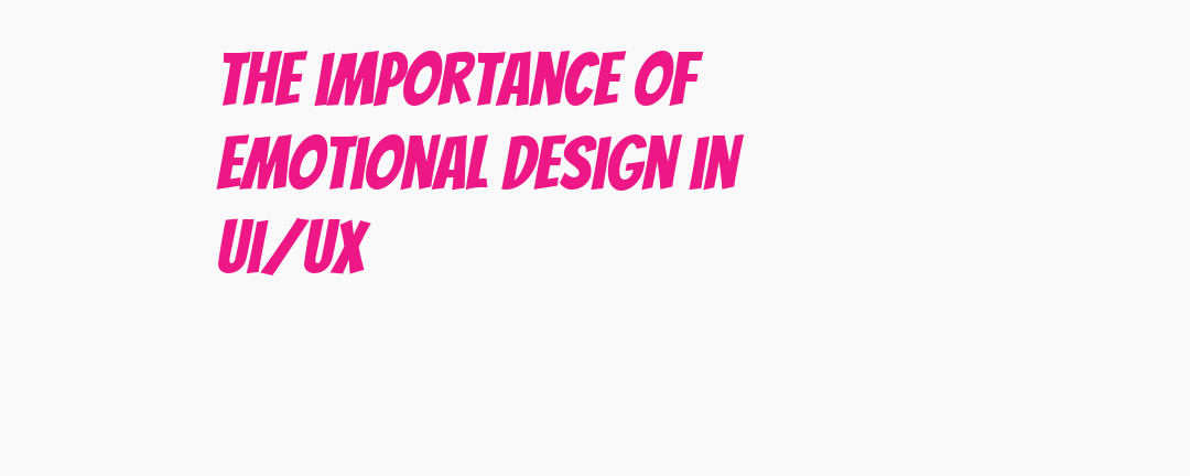 Design for emotion to create a more engaging user experience: What ...