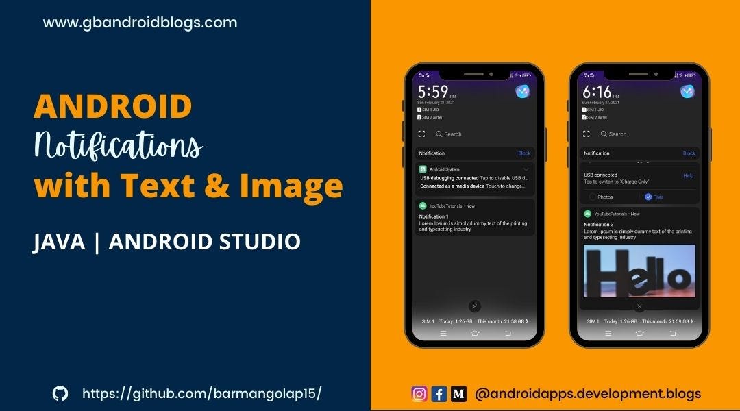 Android Notifications | Notification Channel | Big Picture Style | Android Studio | by Golap ...