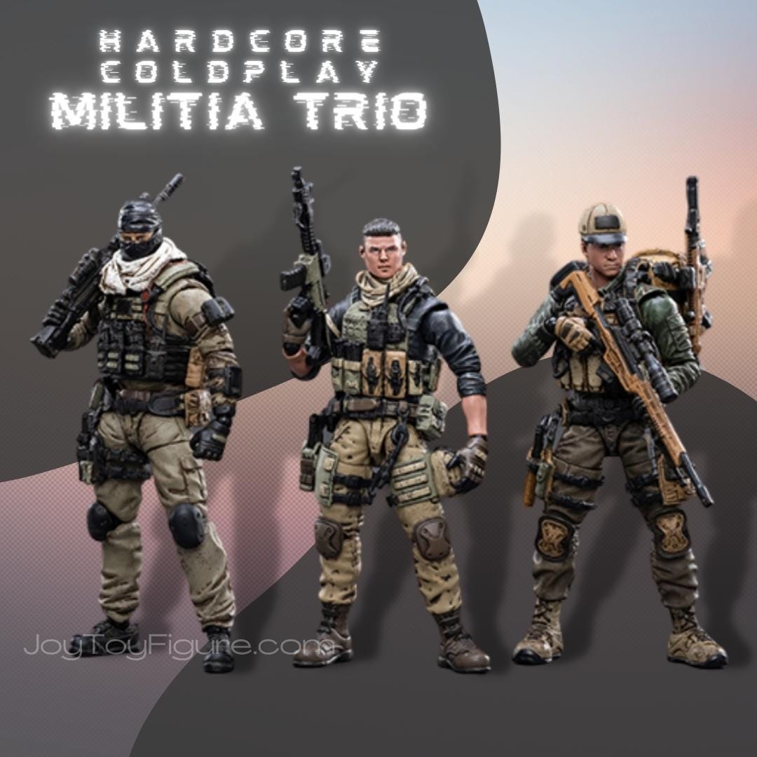 JoyToy Action Figure Hardcore Coldplay Militia Trio Set | by JOYTOY ...