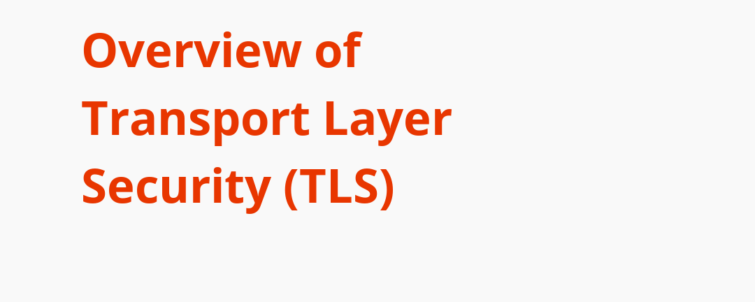 Overview of Transport Layer Security (TLS) | by Dale Clifford ...
