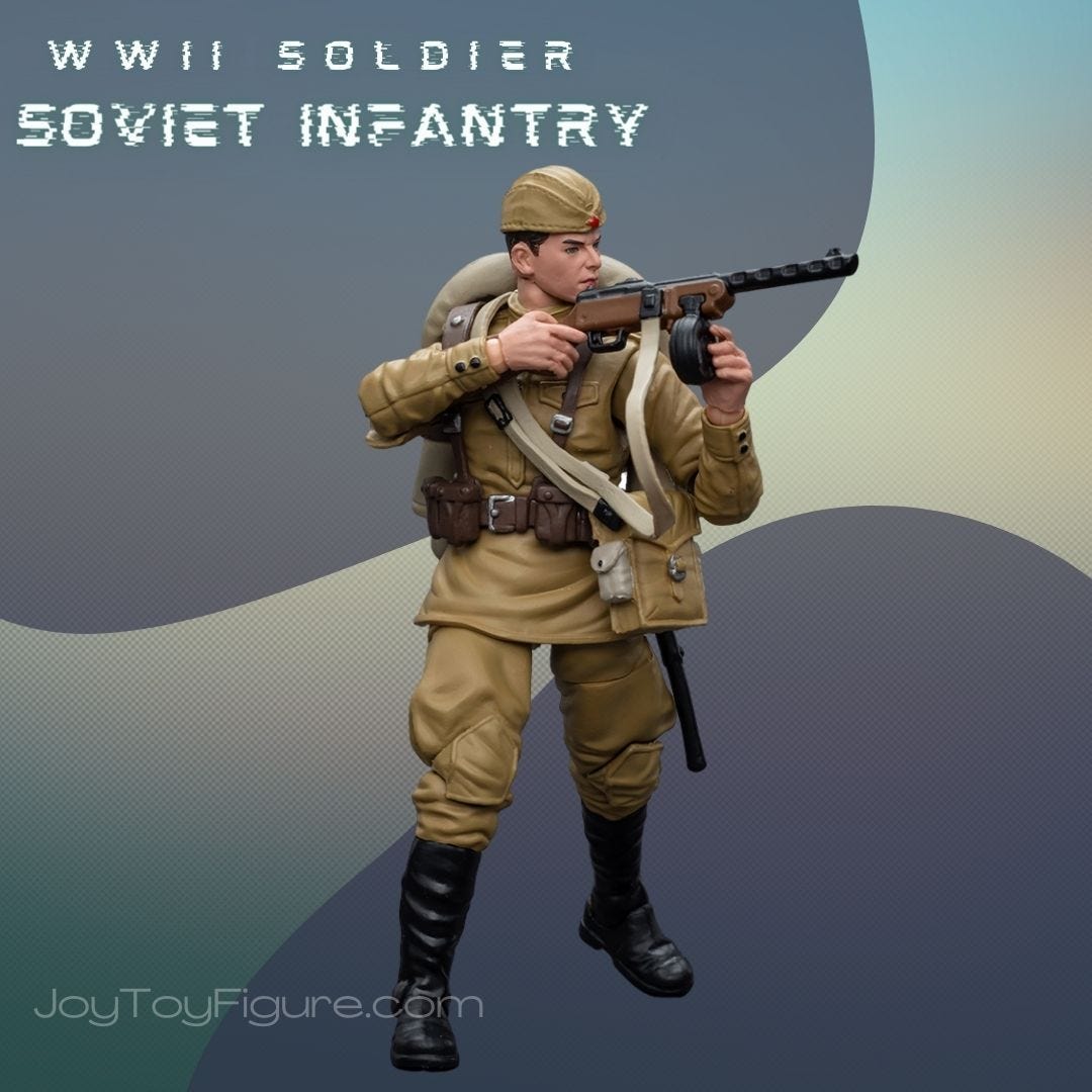 [Pre-Order] JoyToy Action Figure WWII Soviet Infantry - JOYTOY Figure ...