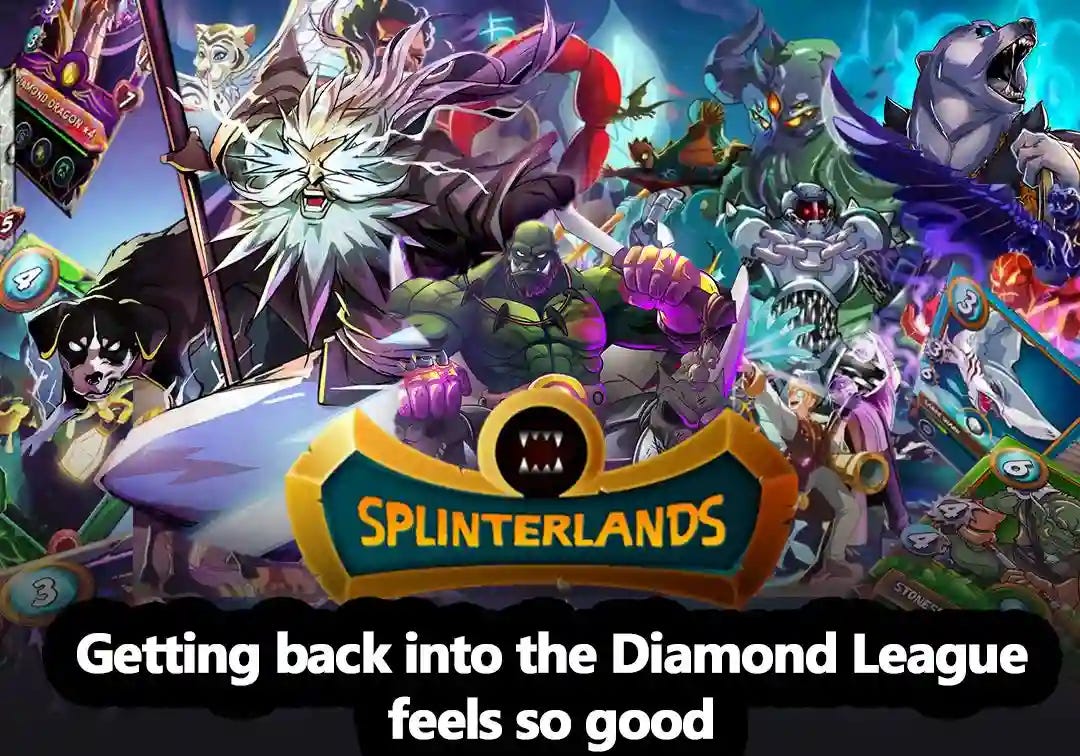 Splinterlands — Getting back into the Diamond League feels so good | by CryptoLife | Sep, 2023 ...