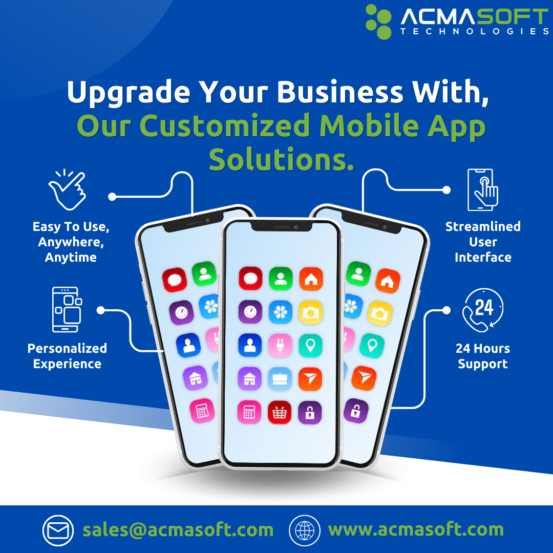 mobile app development - AcmaSoft Technologies - Medium