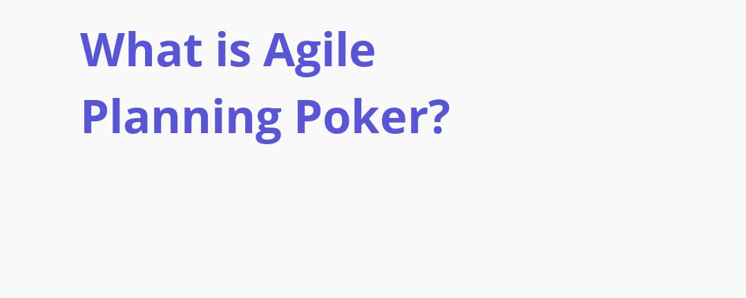 Agile Planning Poker: A game to help teams quickly estimate relative ...
