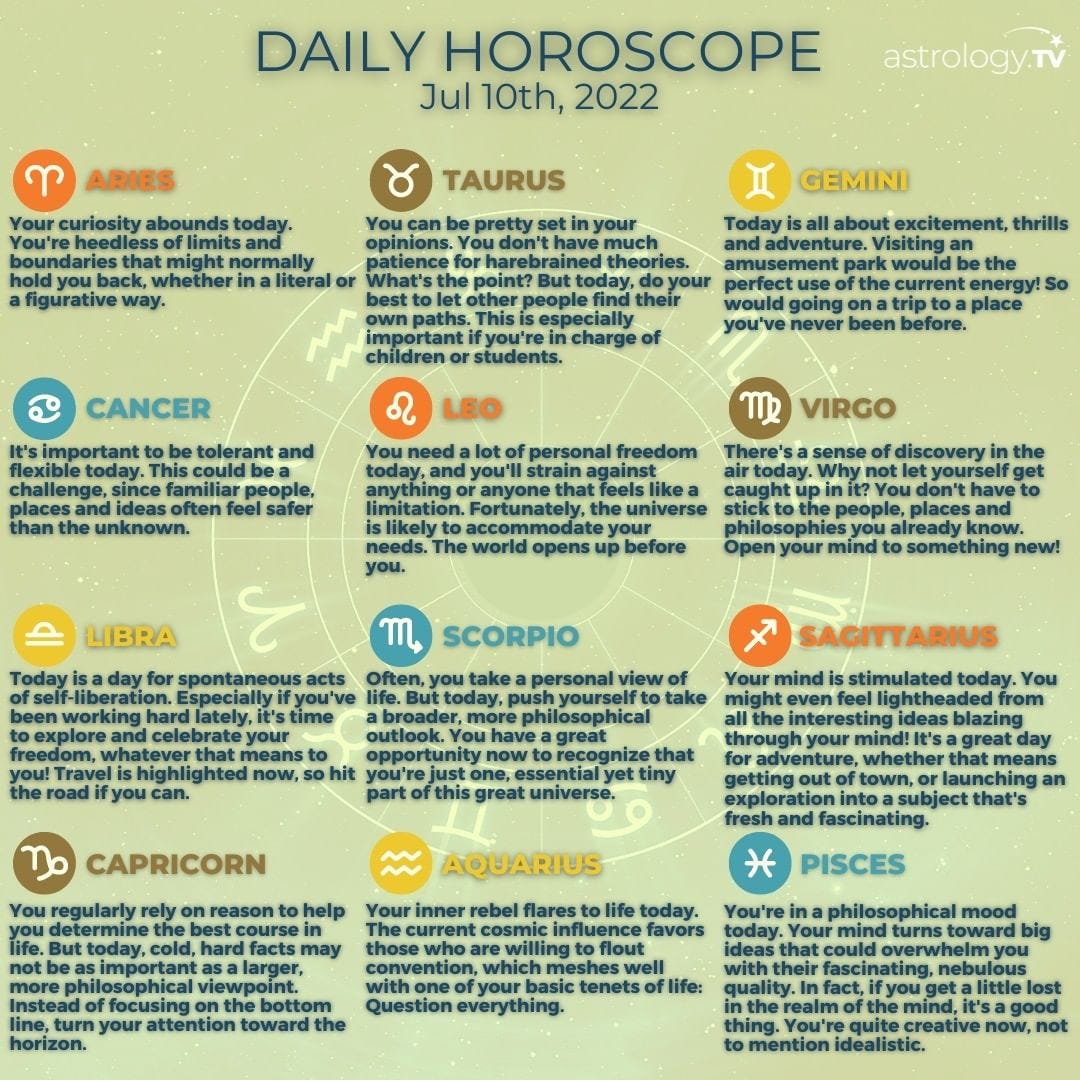 DAILY HOROSCOPE - VIBES - Medium