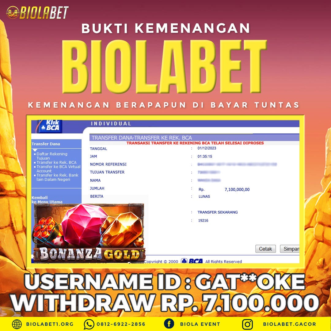 BONANZA GOLD BERIKAN KEMENANGAN KEPADA MEMBER BARU - BIOLABET GACOR - Medium