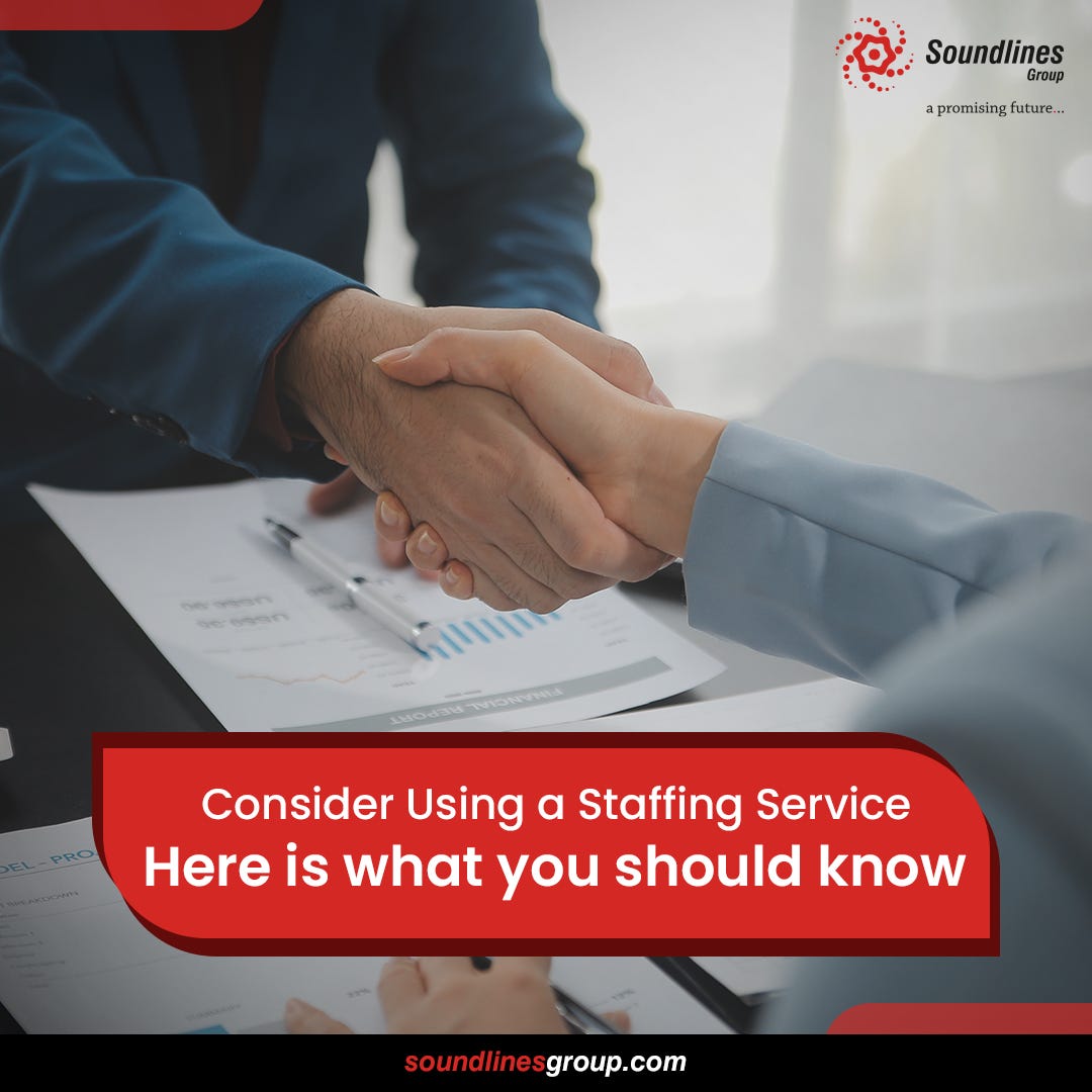 Consider Using a Staffing Service- Here is what you should know | by ...