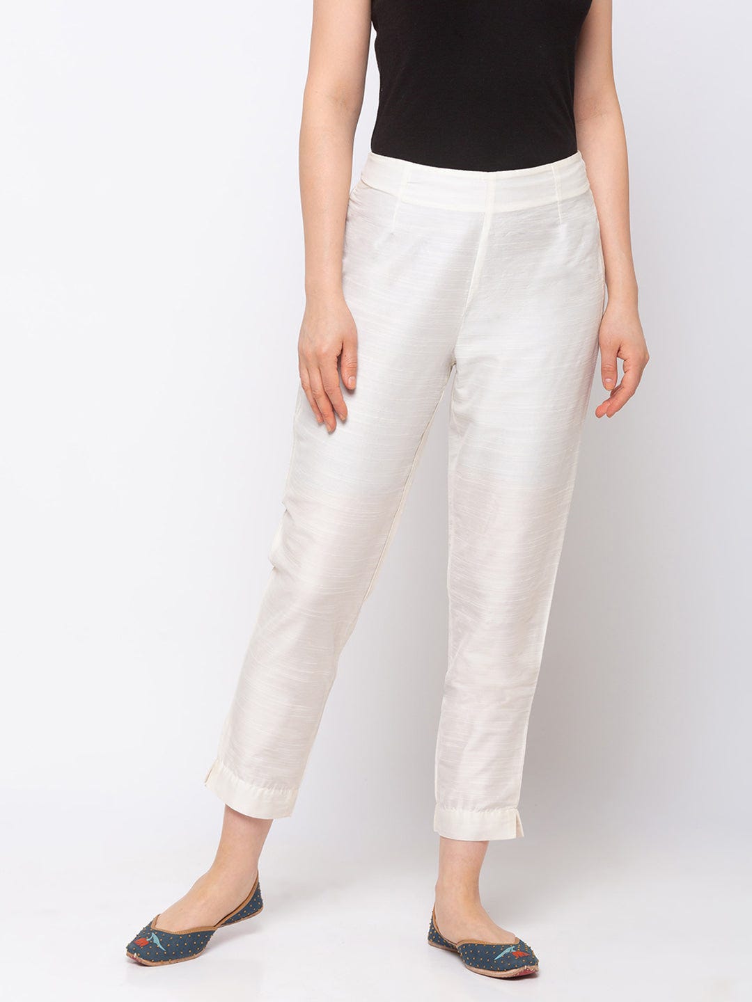 Look Ravishing in Premium Quality Silk Pants for females | by Godof ...