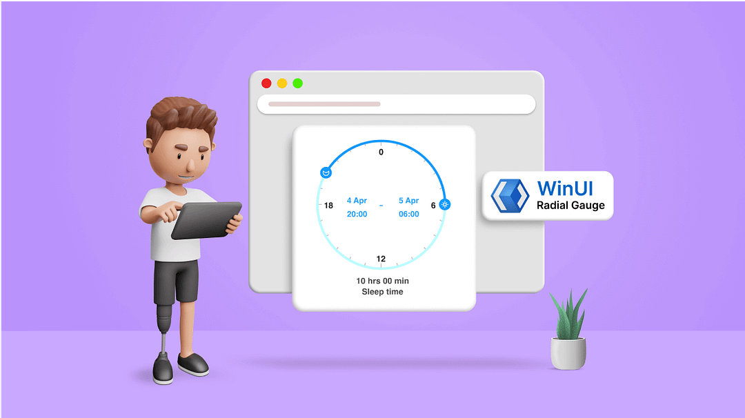 Easily Design a Sleep Tracker Using WinUI Radial Gauge | by Lavender Anyango Otieno ...