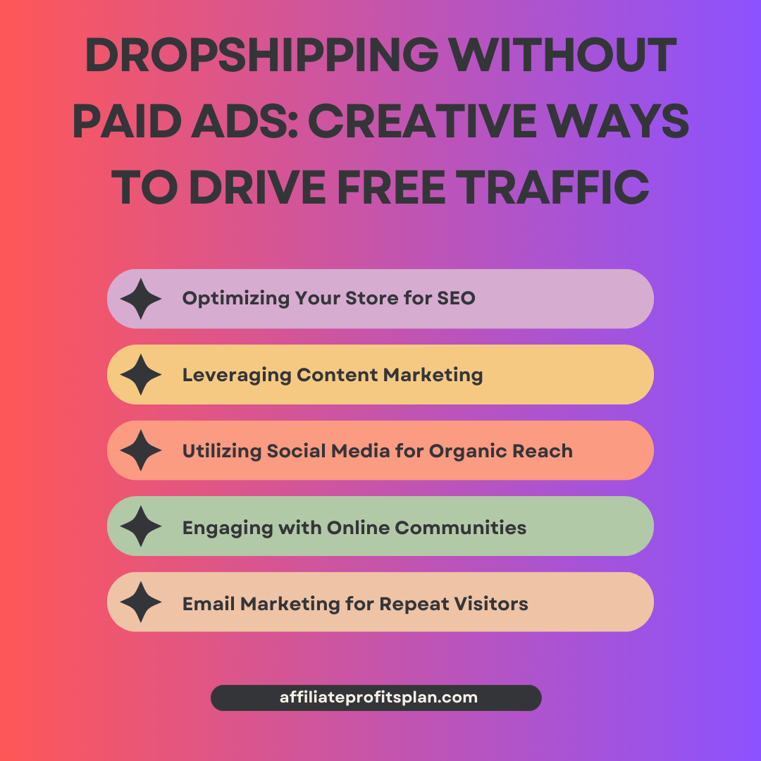 Dropshipping Without Paid Ads: Creative Ways to Drive Free Traffic | by ...