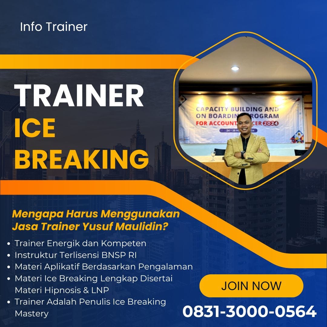 GOKIL, WA 0831–3000–0564, Trainer Ice Breaking Pontianak - Jadwal Trainer Ice Breaking - Medium