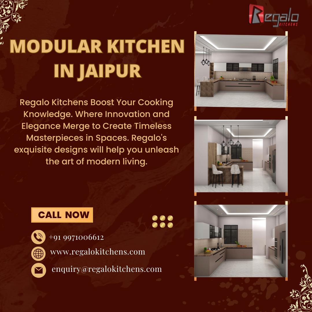 KITModular Kitchen In Jaipur | Regalo Kitchens - Regalokichens - Medium