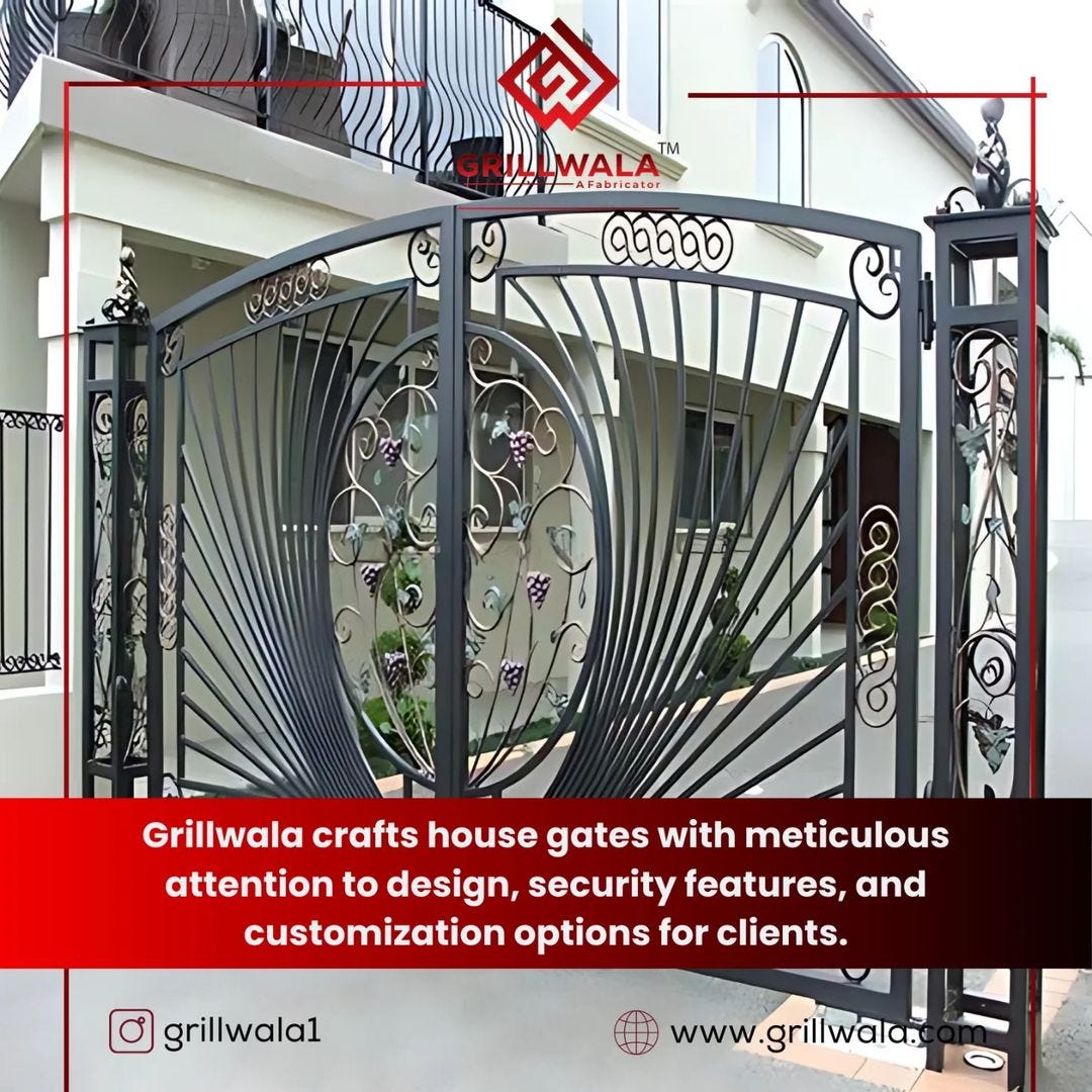 Enhance Your Home’s Security with Custom Metal Gates from Grill Wala ...