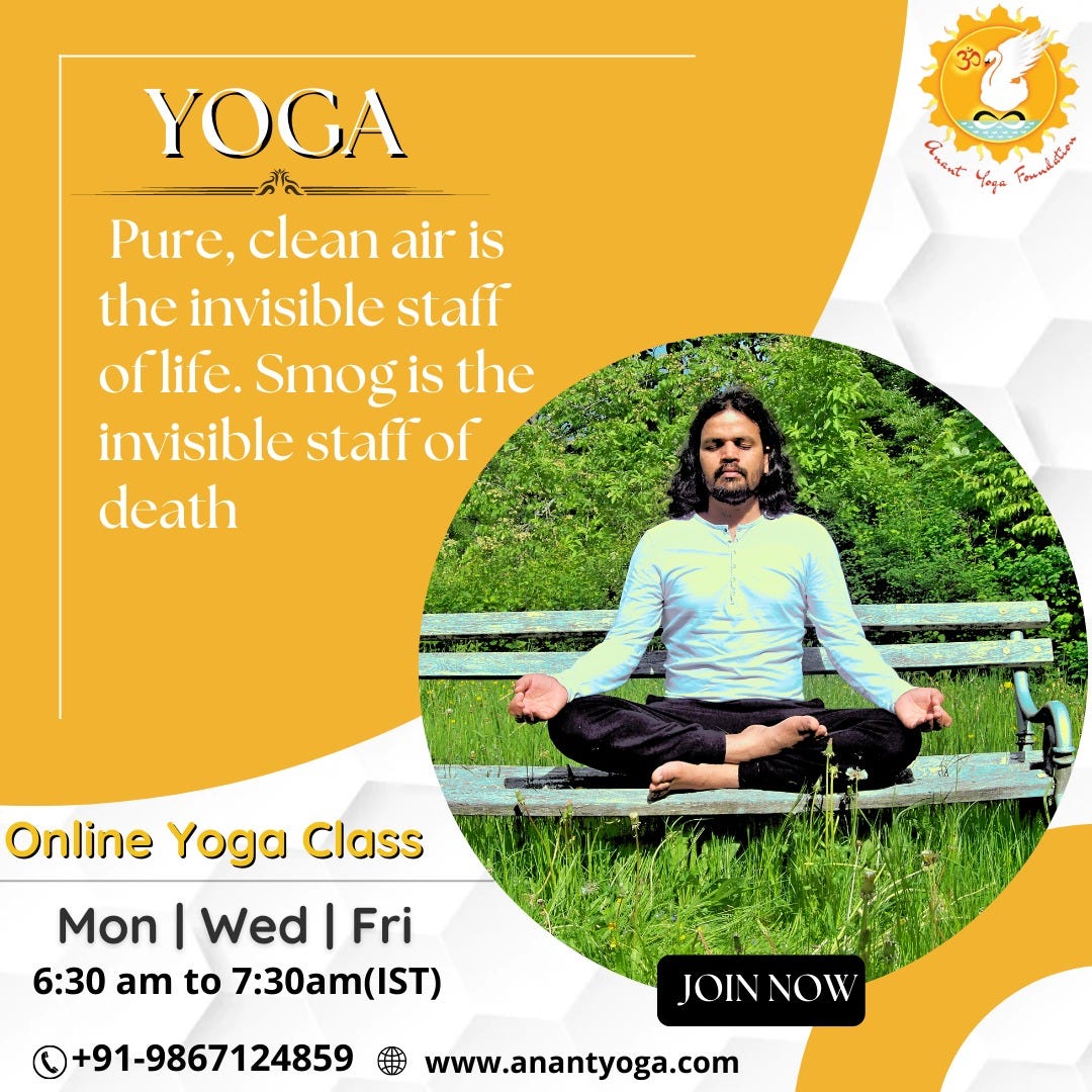 International Yoga Expert Yogi Anant ji one of the best yoga Therapist ...