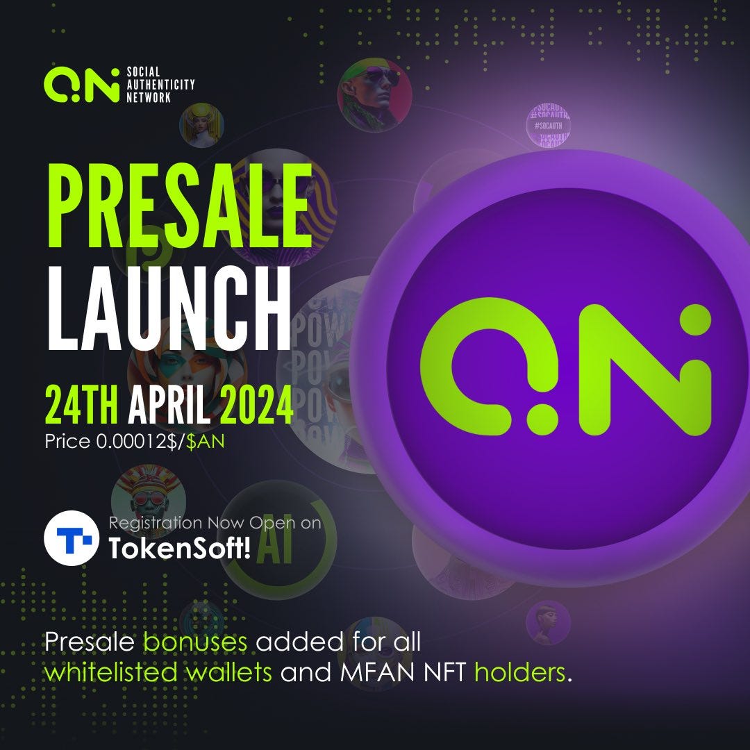 $AN Presale Launch Date Revealed: April 24th, 2024! | by Tahir Mustafa ...