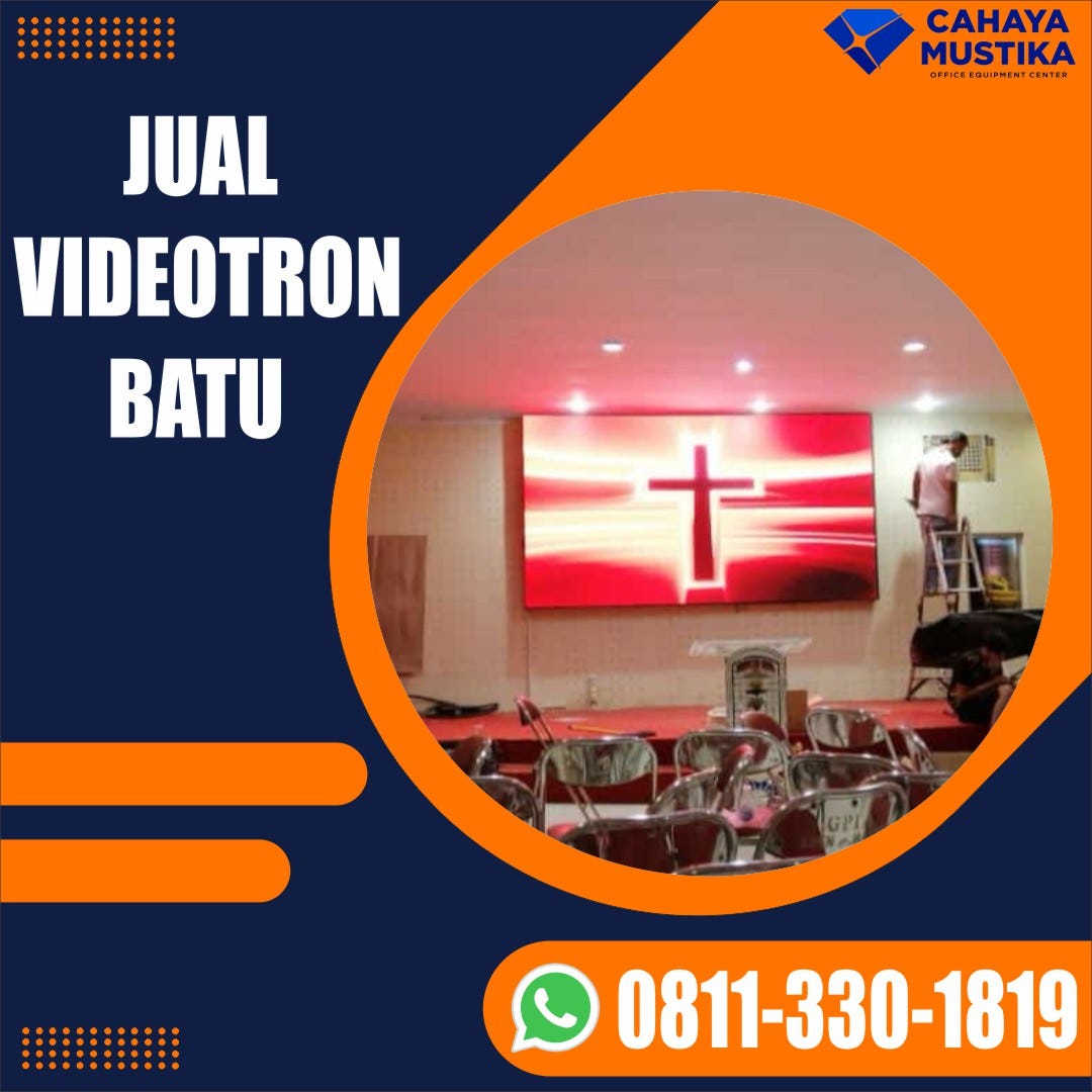 WA 0811–330–1819, Jual Videotron Indoor Gereja Batu | by WA 0811-330 ...