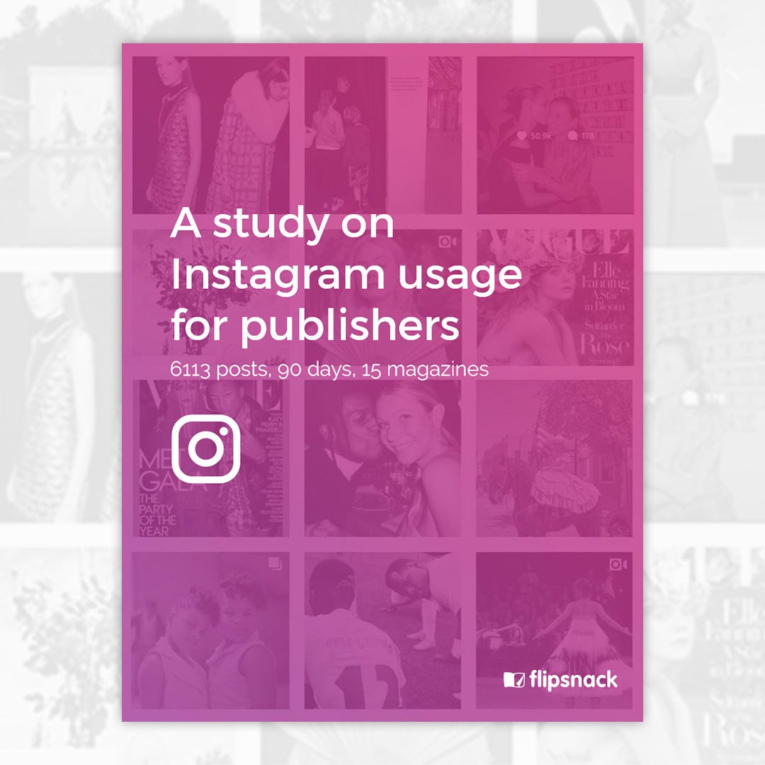 How fashion magazines use Instagram in 2017 | by Janina Moza ...