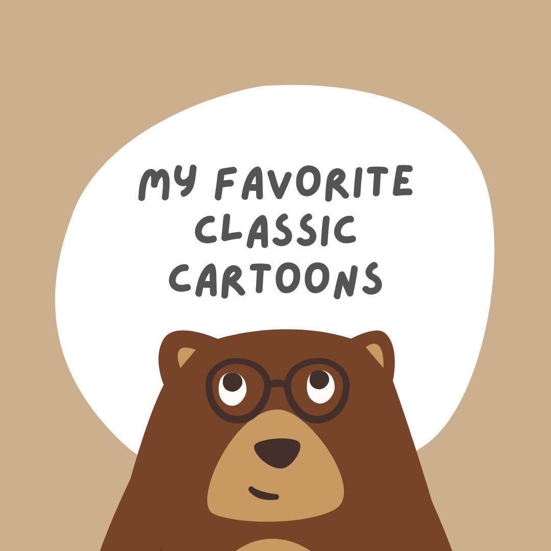 My Favorite Classic Cartoons | Medium