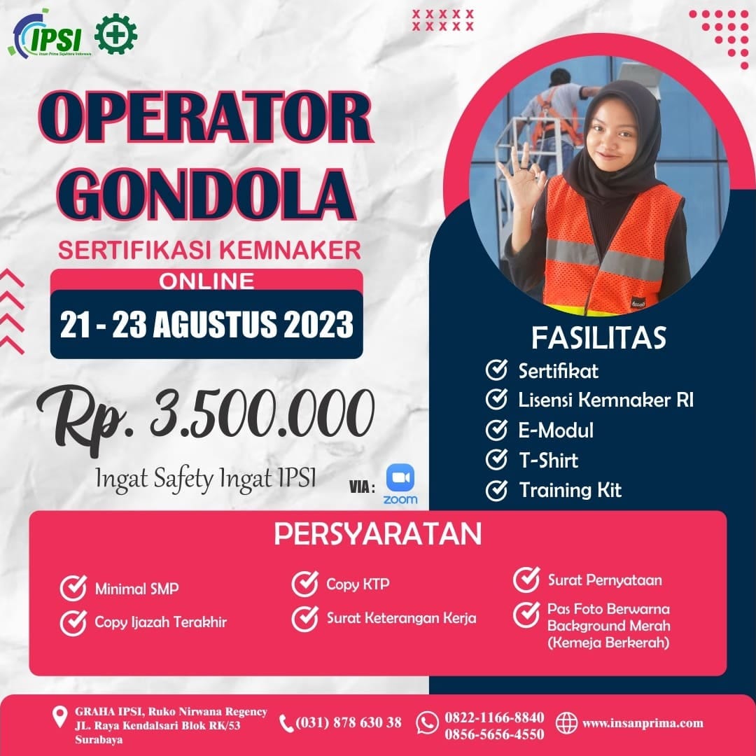 Pusat Operator Gondola Terbaik, Indonesia WA : (0856-5656-4550), (0822 ...