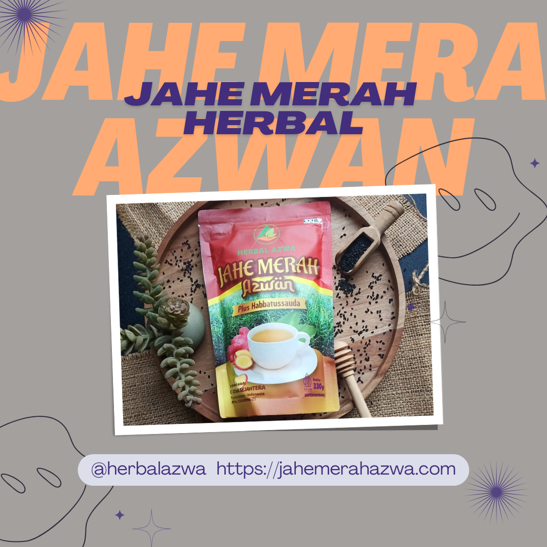 Jahe Merah instan Produk Minuman Kesehatan Jahe Merah Herbal Azwa ...