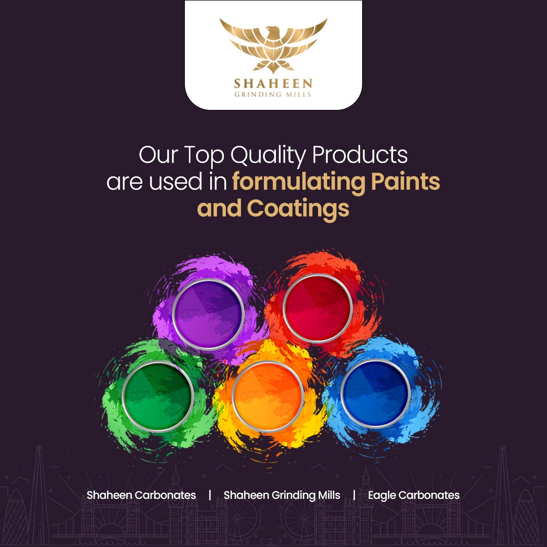 Paints, Inks and Coatings in Pakistan | by Shaheen Grinding Mills | Medium