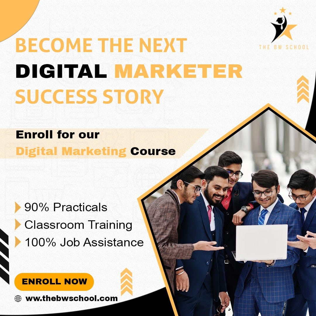 Enroll In The BWS School’s Weekend Digital Marketing Course - The BW ...