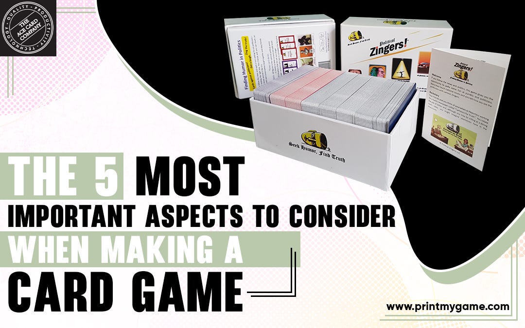 The 5 Most Important Aspects to Consider When Making a Card Game | by ...