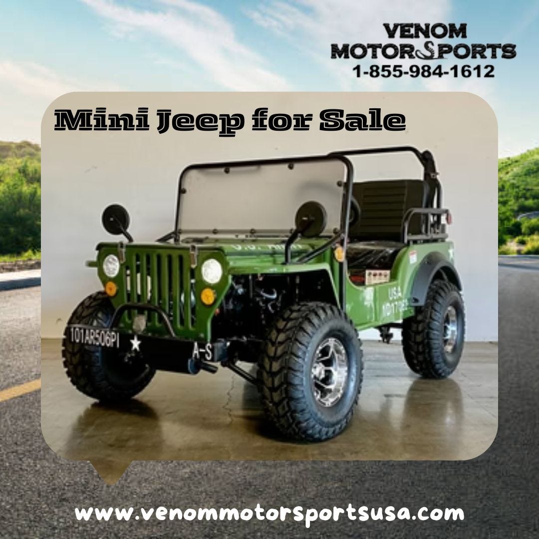 Exploring Off-Road: The Ultimate Mini Jeep Adventure by Venom ...