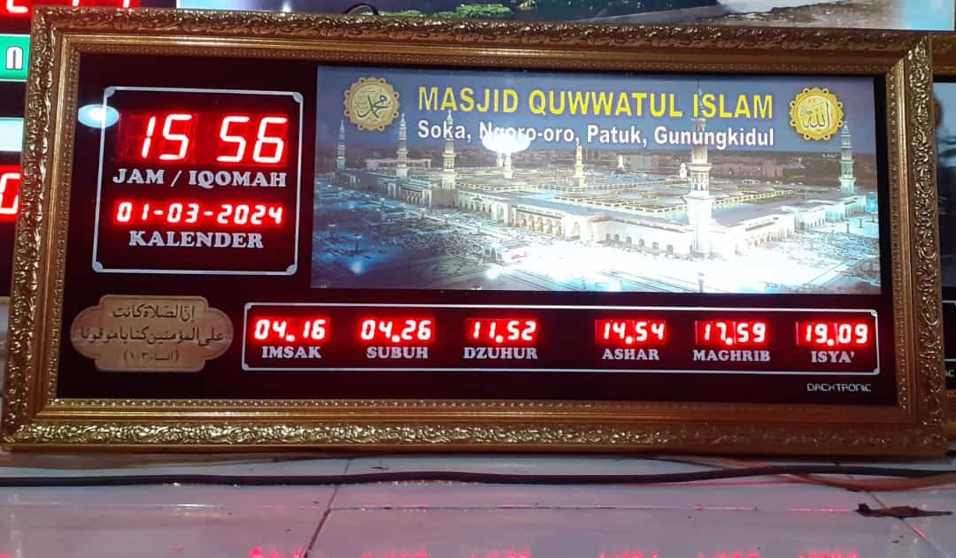 [ 0857–9957–9157 ] Harga Jam Masjid Digital Boalemo | Ada Runningtext | by Jam Digital Masjid ...