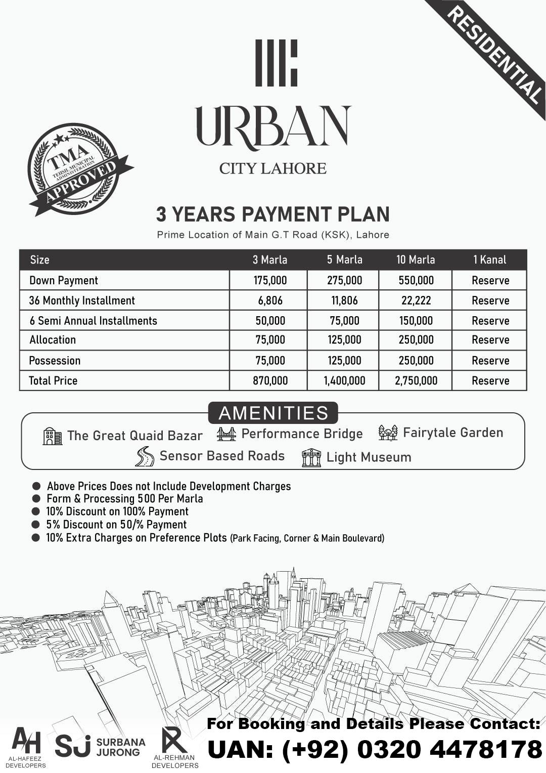 URBAN CITY LAHORE — A JV OF AL REHMAN GARDEN & AL HAFEEZ GARDEN | by ...