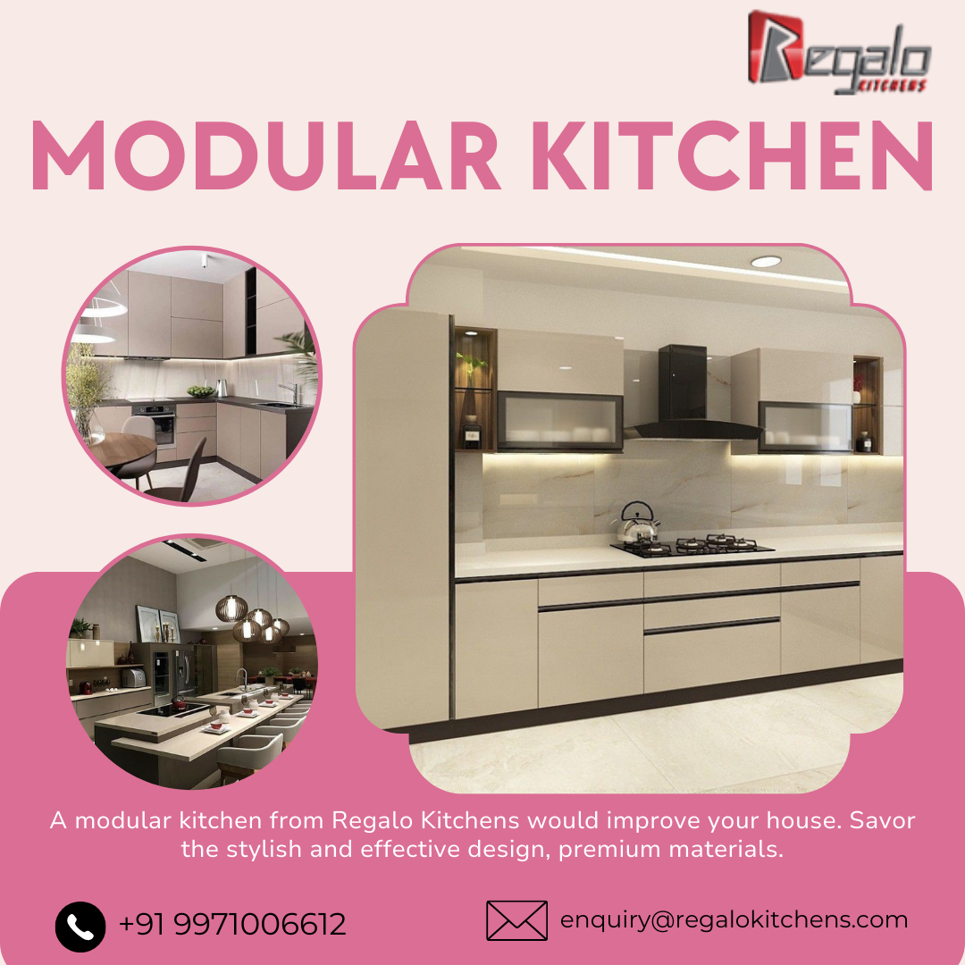 Modular Kitchen - Regalo Kitchens - Medium