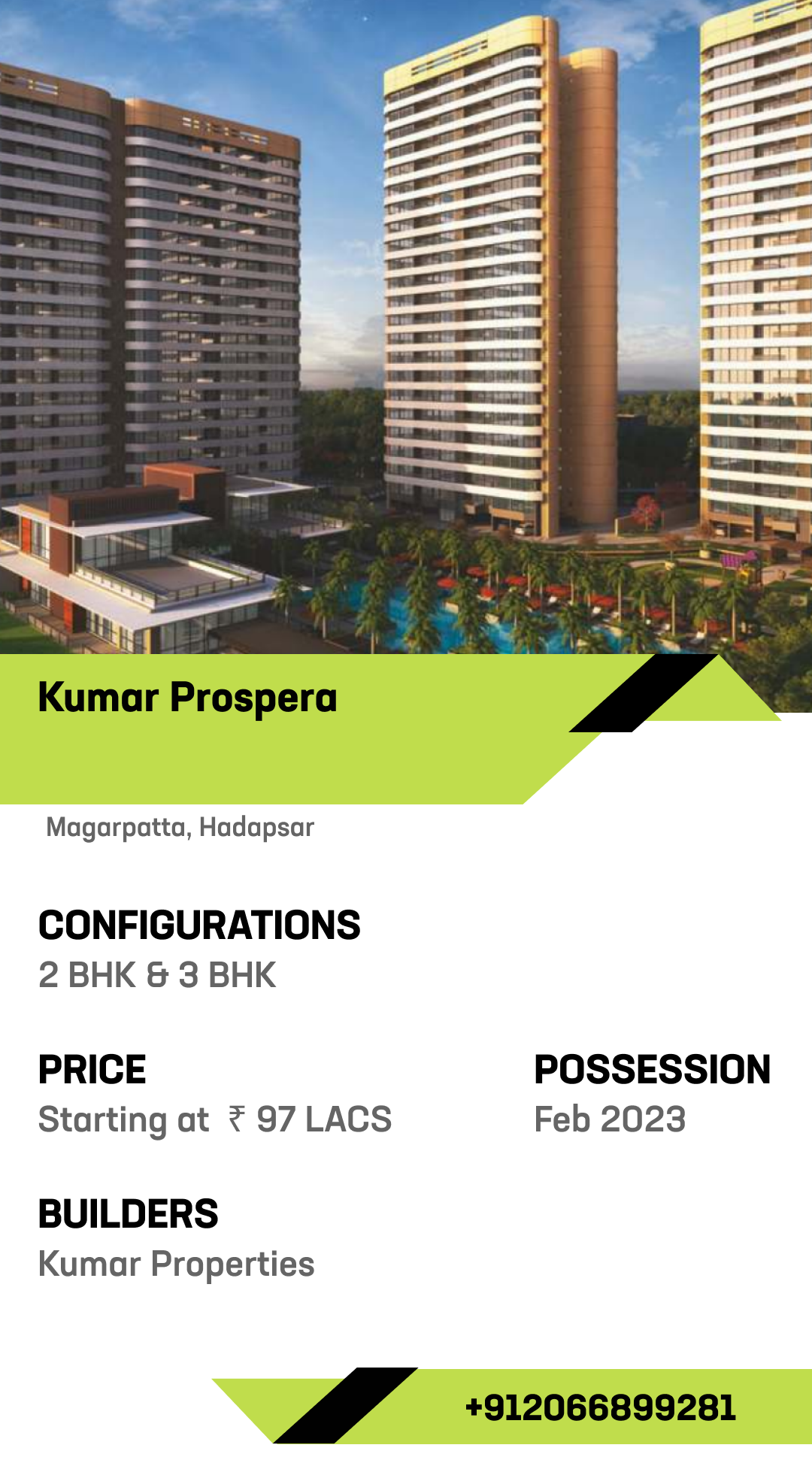 Kumar Prospera — 2&3 BHK Homes in Pune | Dwello - sai patil - Medium