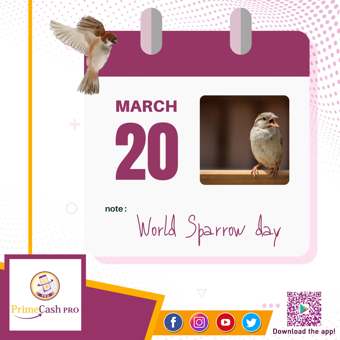 May the chirping of sparrows continue to fill our mornings and remind ...