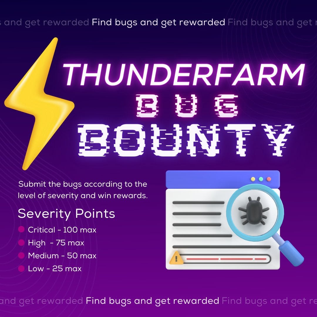 Announcing the Big Bug Bounty by Thunder Farms | Earn up to $200 | by ...