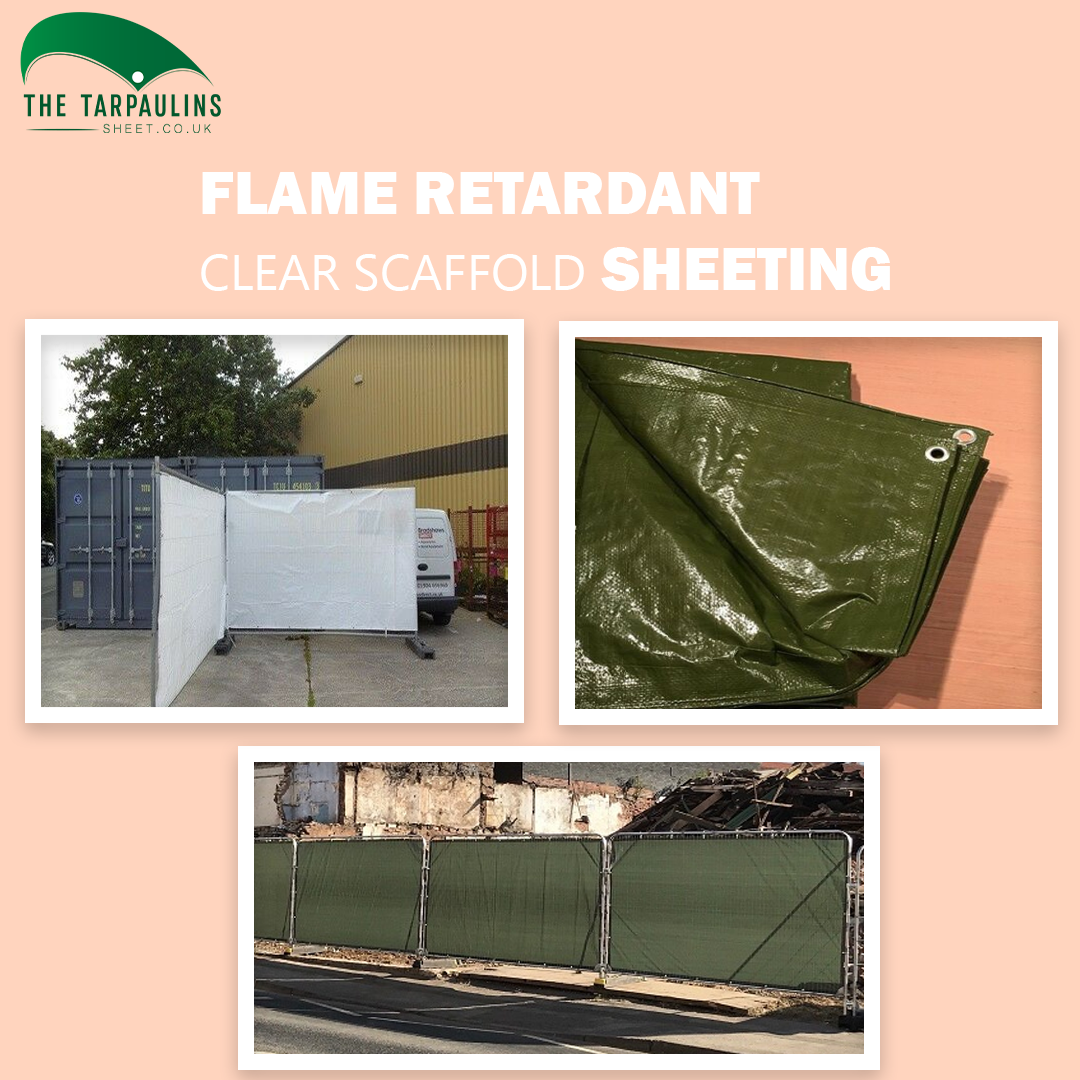 FLAME RETARDANT TARPAULIN STANDARD FENCE COVER - Tarpaulin Sheet - Medium