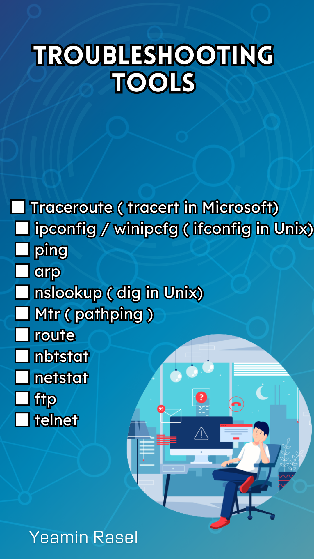 Various troubleshooting tools. 1. Traceroute (tracert in Microsoft) 🌐… | by Yamin Rasel | Sep ...