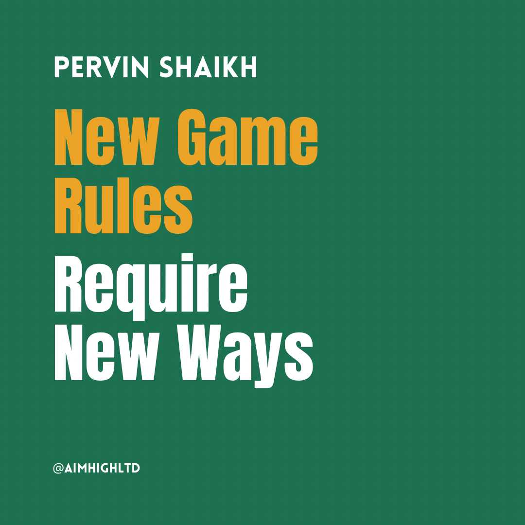 Throw Out The Old Rule Book. The Old Rule Book Is Defunct | by Pervin ...