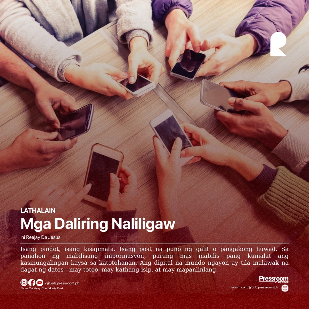 Mga Daliring Naliligaw. by Reejay De Jesus | by Pressroom Philippines ...