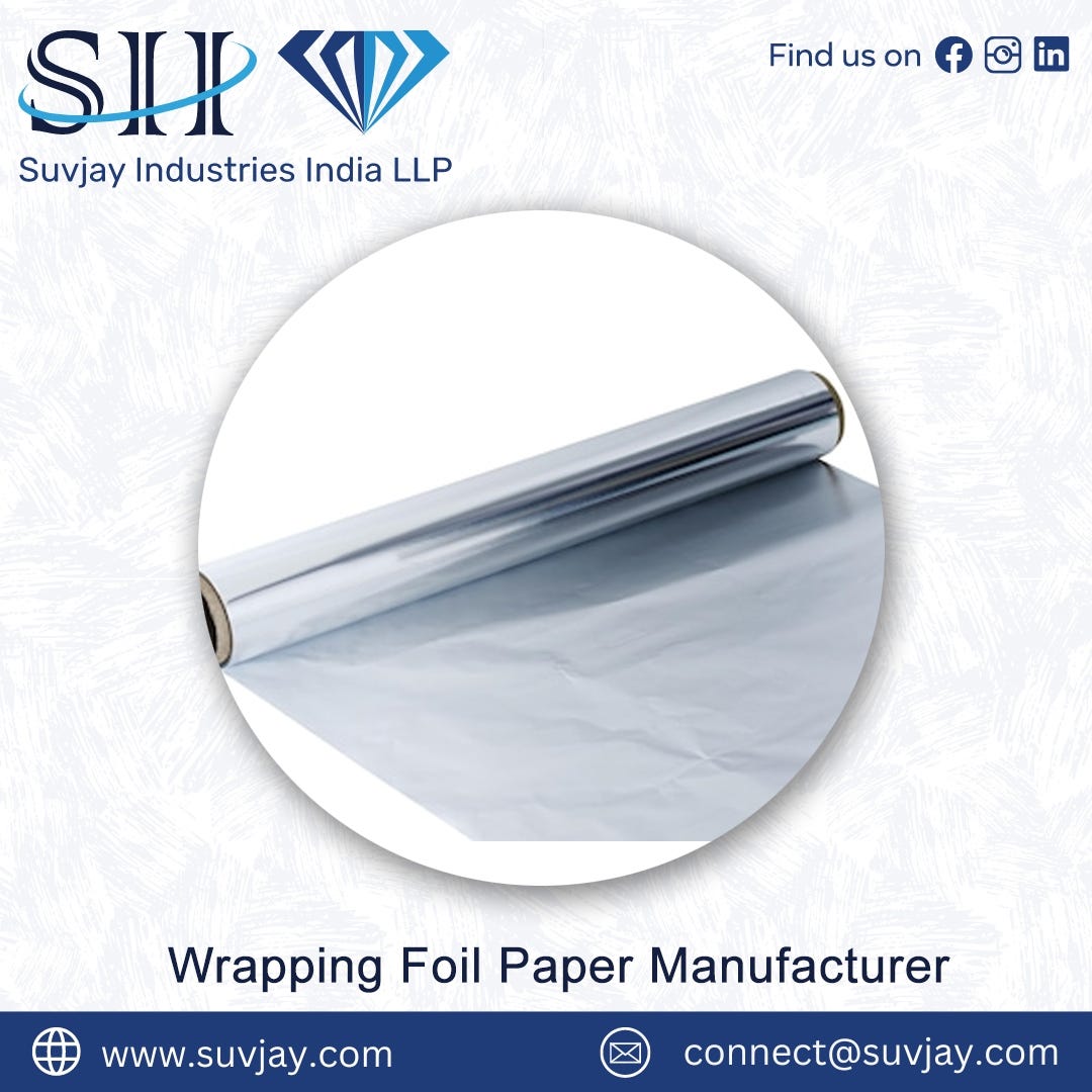 Wrapping Foil Paper Manufacturer. In the realm of packaging solutions ...