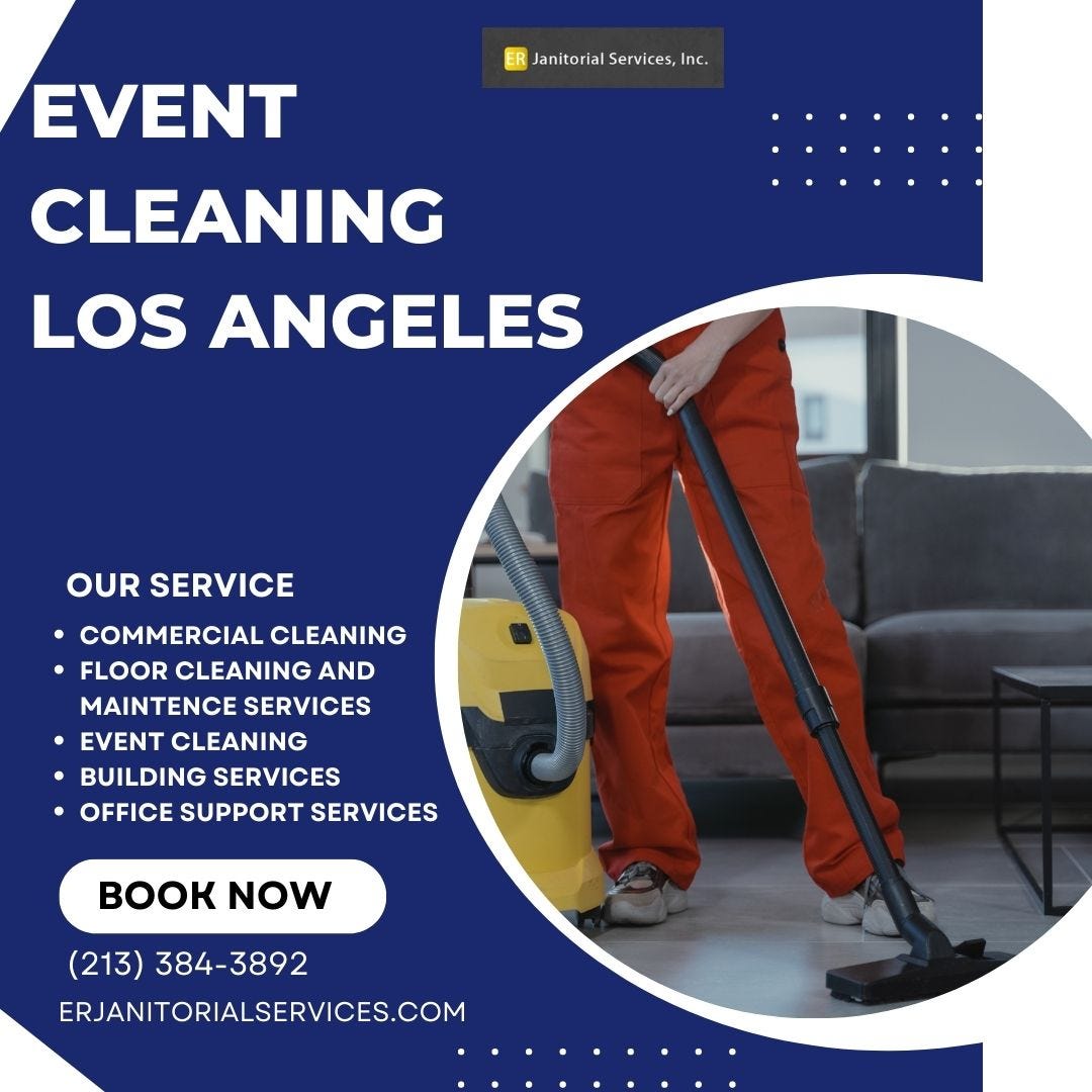 The Importance Of Hiring Pre And Post Event Cleaning Services By