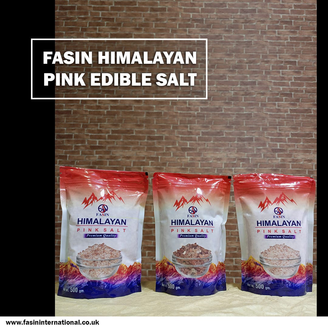 FASIN Himalayan Pink Salt | Himalayan Pink Edible Salt | 100% Pure and ...