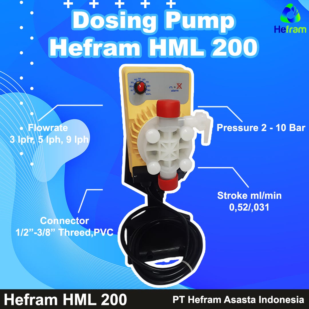 Dosing Pump Chemtech — Hefram HML 200 - Ikhsanhefram - Medium