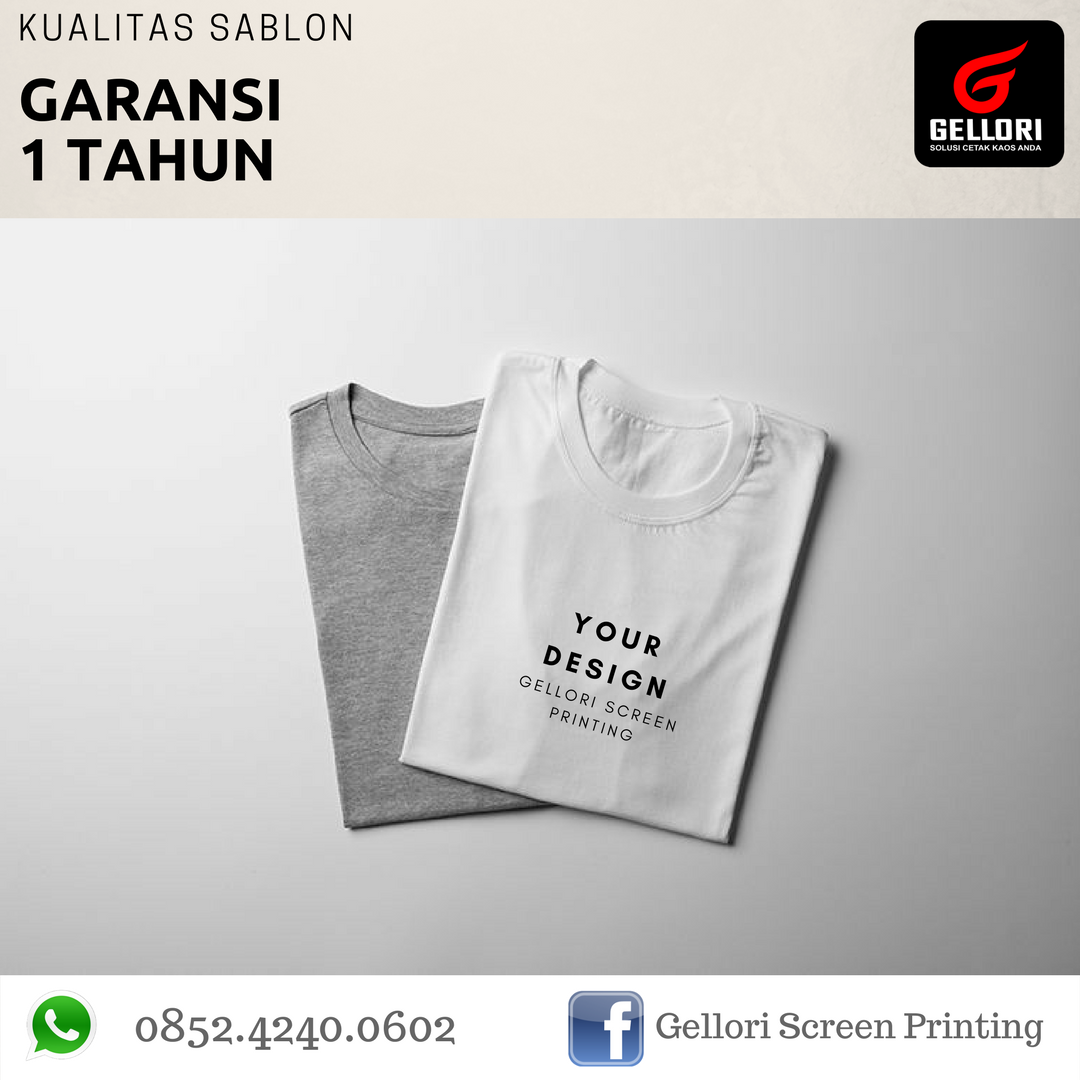 Tempat Sablon Kaos Makassar, WA/Telp: 0852.4240.0602, Sablon Baju ...