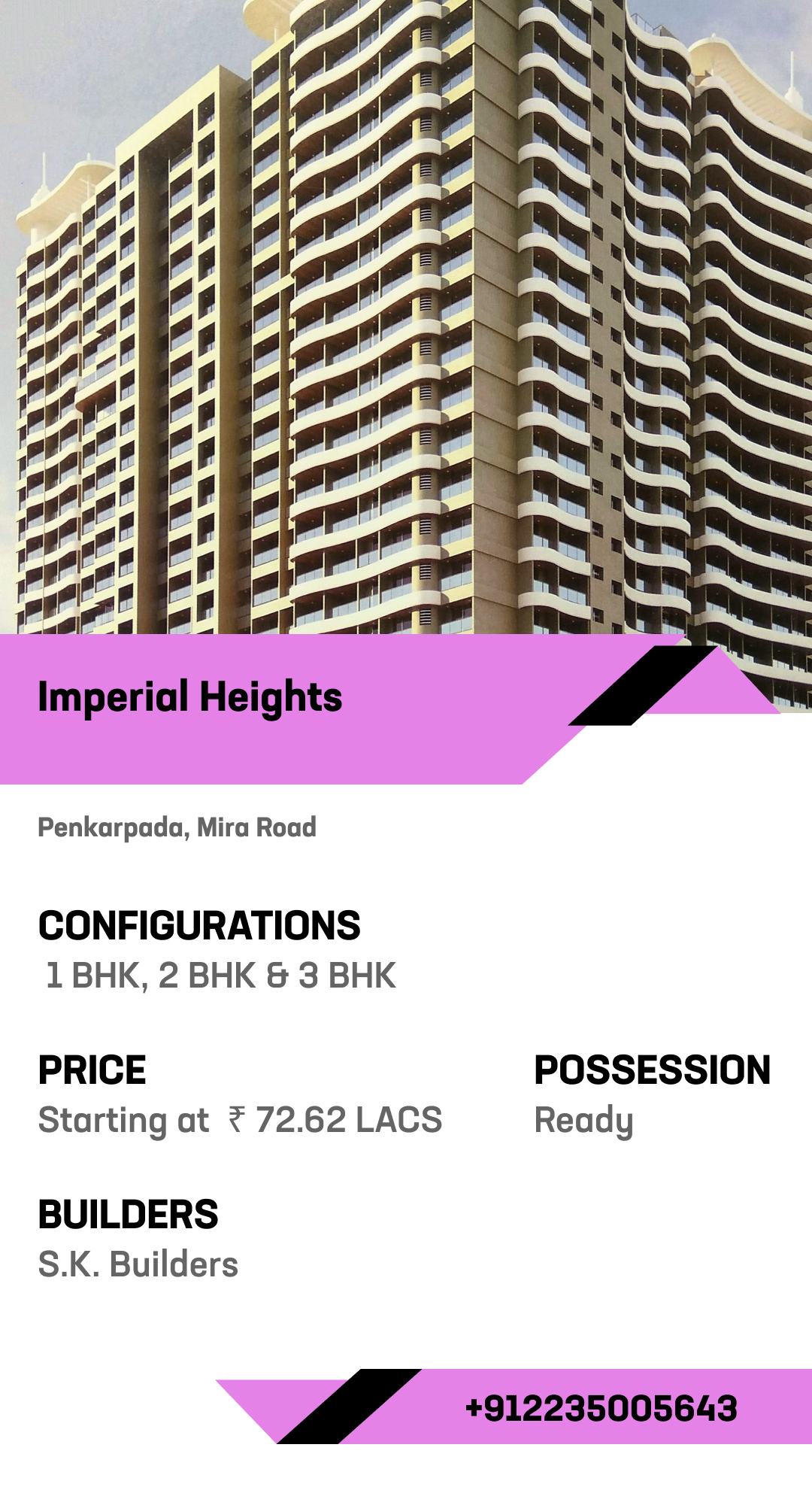 Imperial Heights — 1,2&3 BHK Homes in Mumbai | Dwello - sai patil - Medium