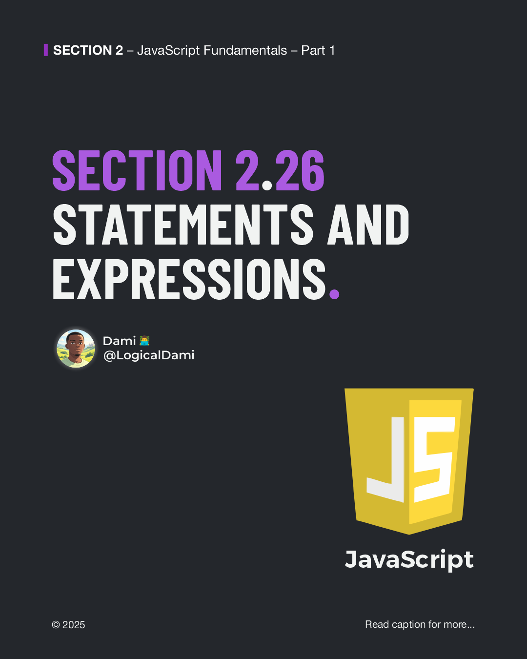 Section 2.26 — Statements and Expressions | by DamiStacks | Medium