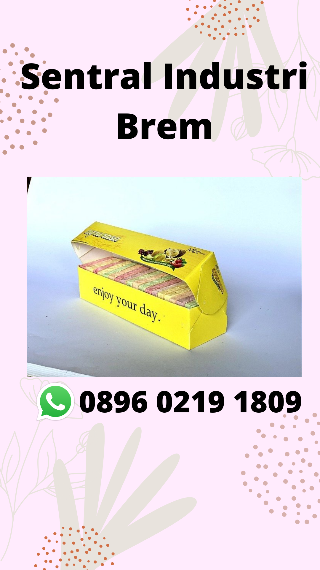 TERLARISS!! WA +62 896–0219–1809, Distributor jual brem madiun, makanan ...